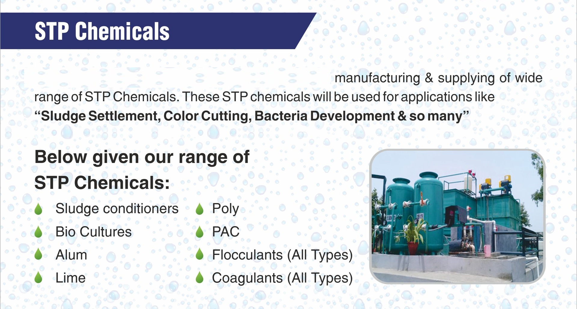 STP Chemicals Price